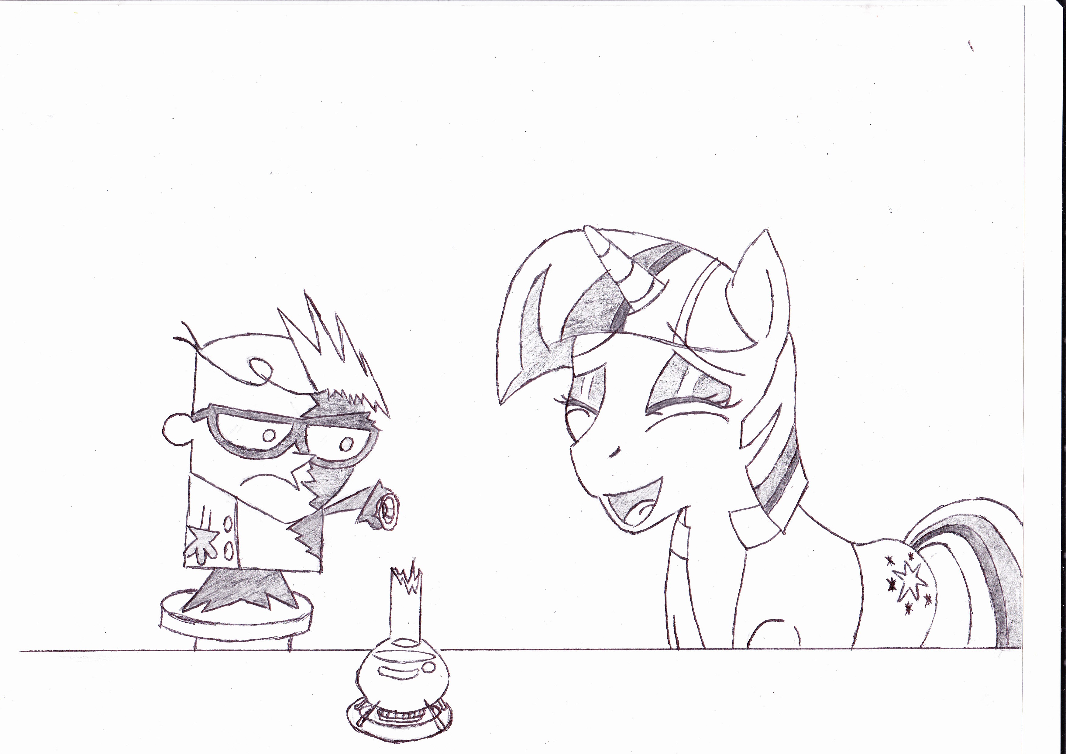 #2045937 - artist needed, crossover, derpibooru import, dexter, dexter ...