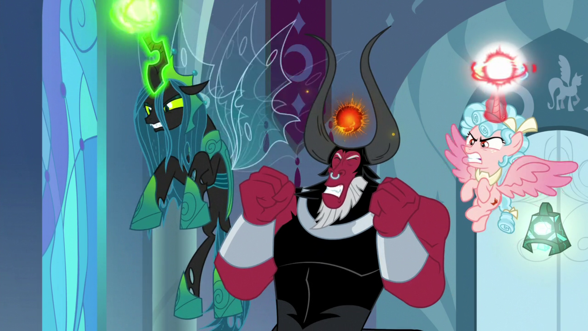 #2362277 - safe, derpibooru import, screencap, cozy glow, lord tirek ...