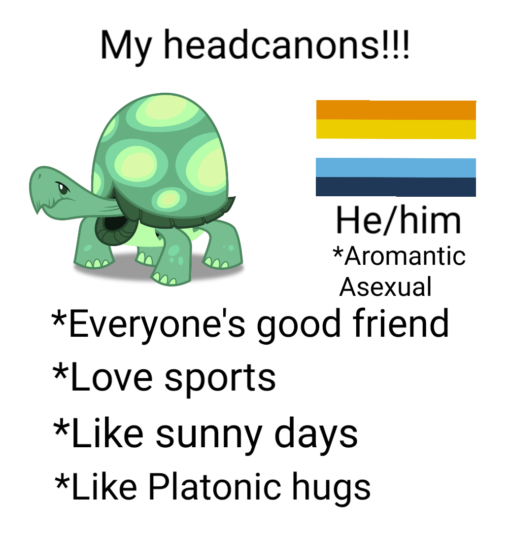 #2858534 - safe, derpibooru import, tank, turtle, aroace, headcanon ...