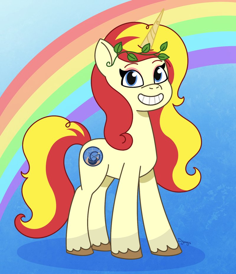 #2685672 - safe, artist:dyonys, derpibooru import, oc, oc:miss libussa, my little pony: tell ...