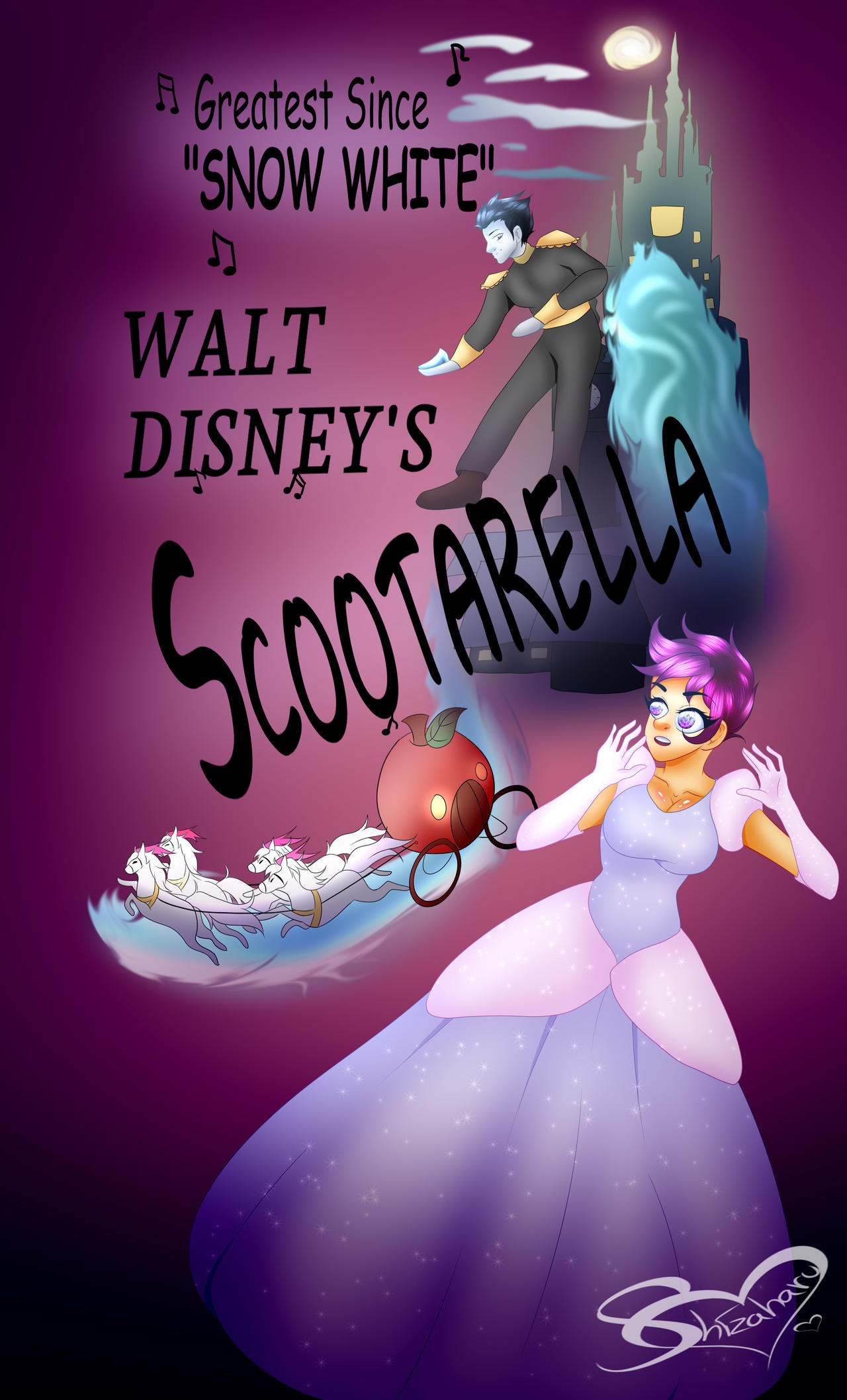 #3065285 - safe, artist:shizaharu, derpibooru import, rumble, scootaloo ...