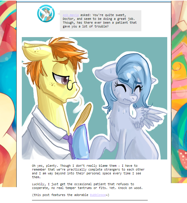 #3109577 - safe, artist:frostedminispooner, derpibooru import, oc, oc:bubble pop, oc:nursery ...