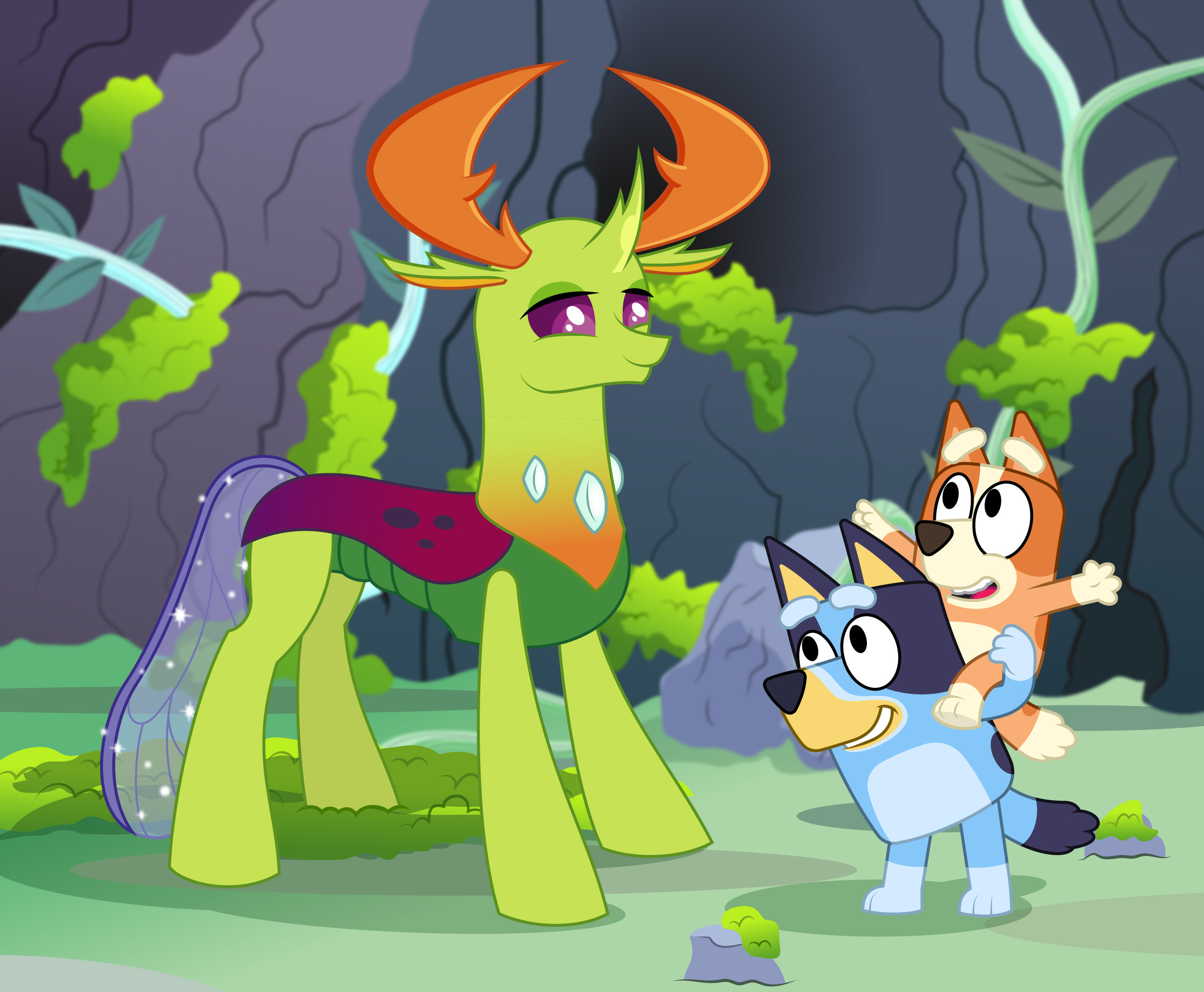 #2886119 - safe, artist:miipack603, derpibooru import, thorax ...