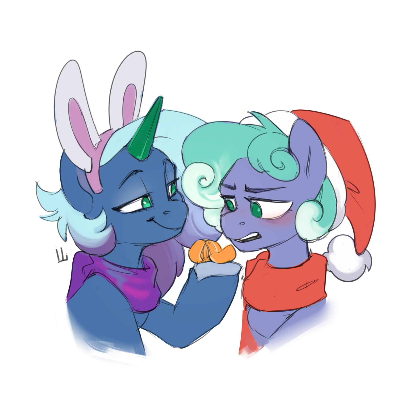 #2931633 - safe, artist:jewellier, derpibooru import, oc, oc:cyanite star, oc:sea (oda 1997 ...