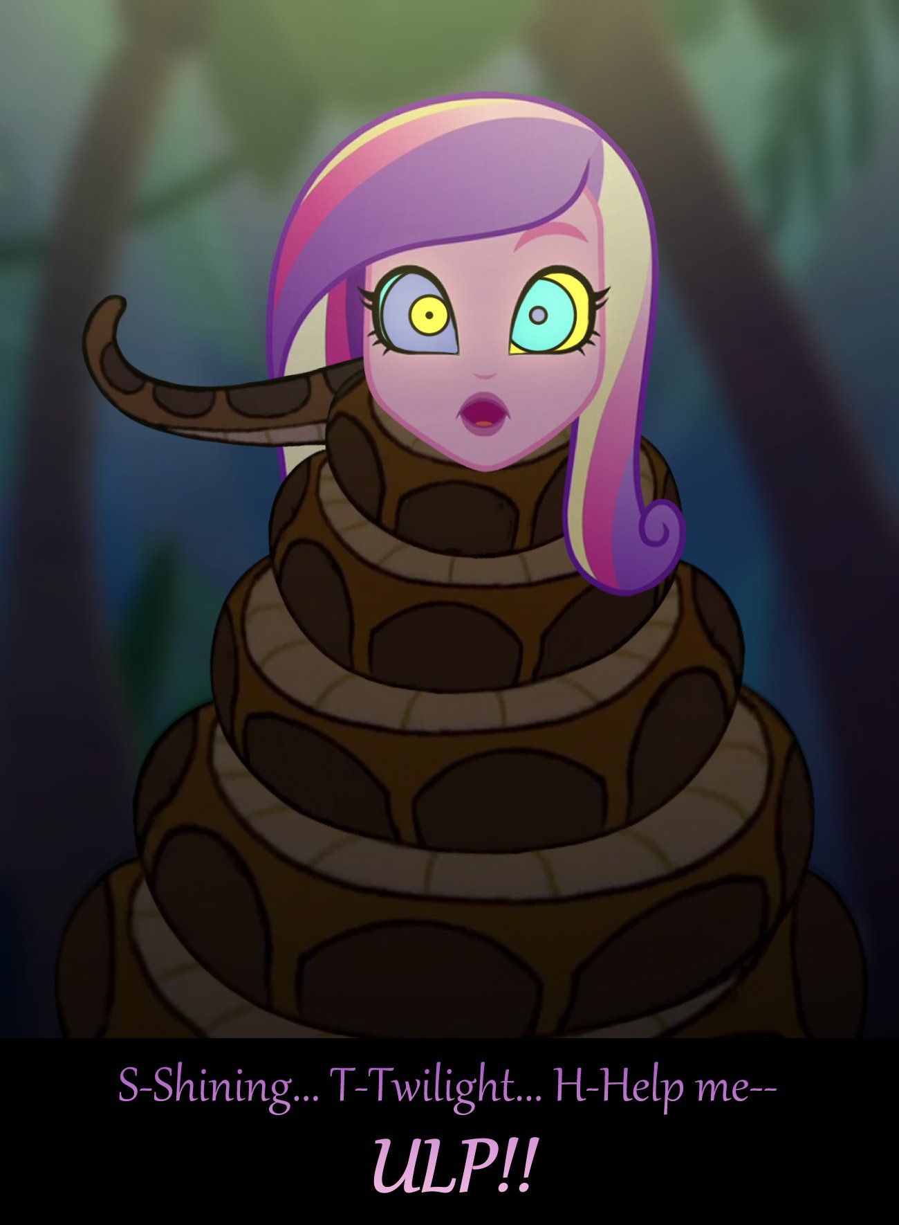 #3063007 - safe, artist:snakeythingy, derpibooru import, human, snake ...