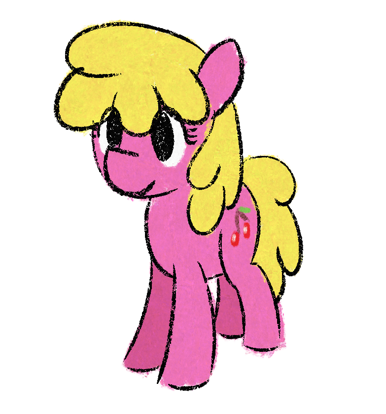 #3130881 - safe, artist:purppone, ponerpics import, cherry berry, pony ...