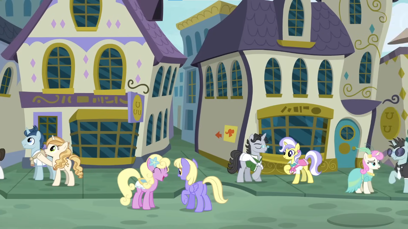 #3345979 - safe, derpibooru import, screencap, jet set, neon lights ...