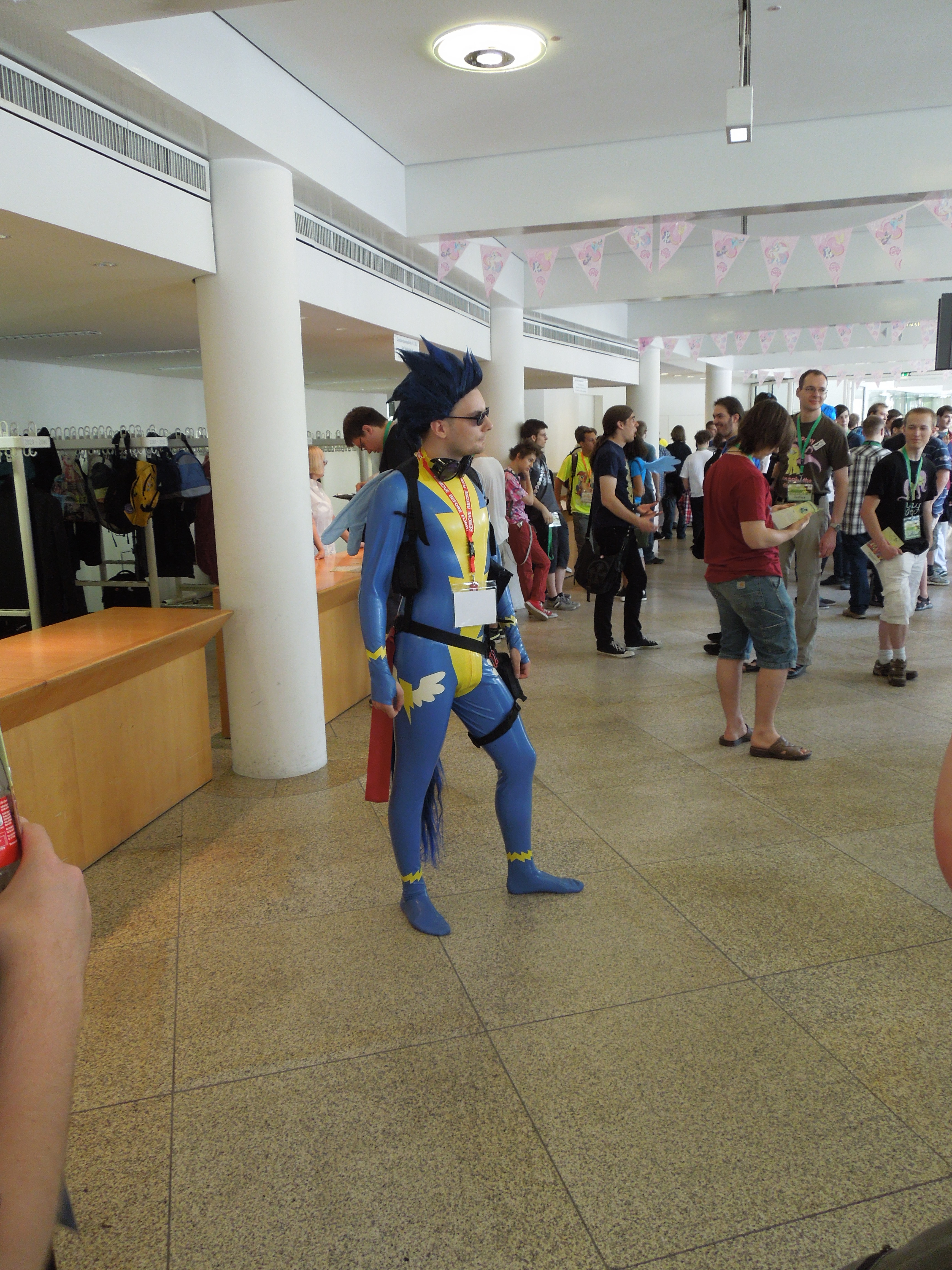 #3422455 - safe, artist:taharon, derpibooru import, soarin', human, g4 ...