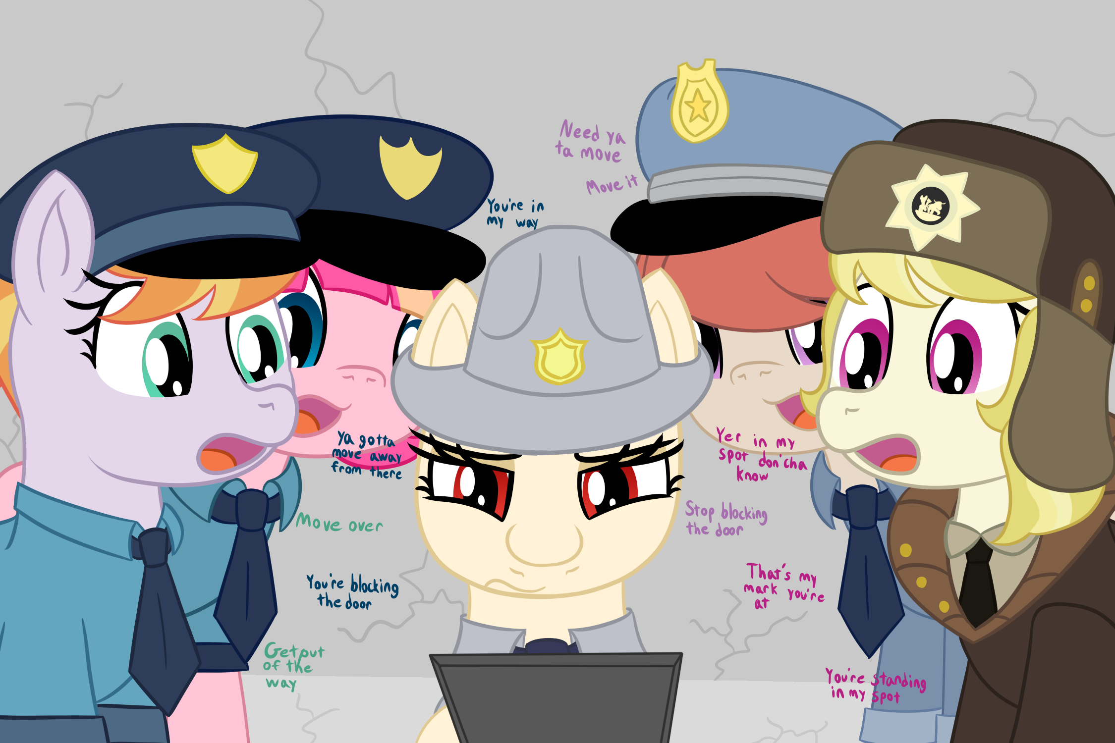 #3456485 - safe, artist:mariculture, ponerpics import, copper top, march gustysnows, oc, oc ...