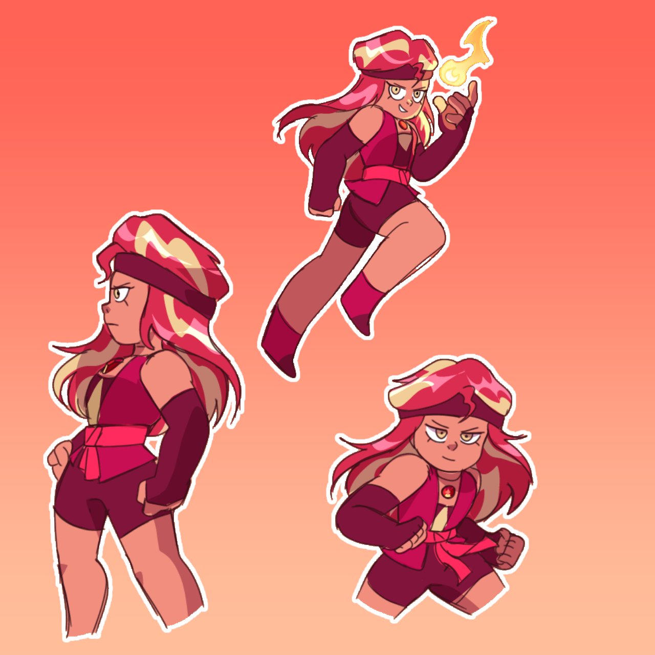 #3450114 - safe, artist:kazin_cartoon, derpibooru import, sunset shimmer, g4, gem (race ...