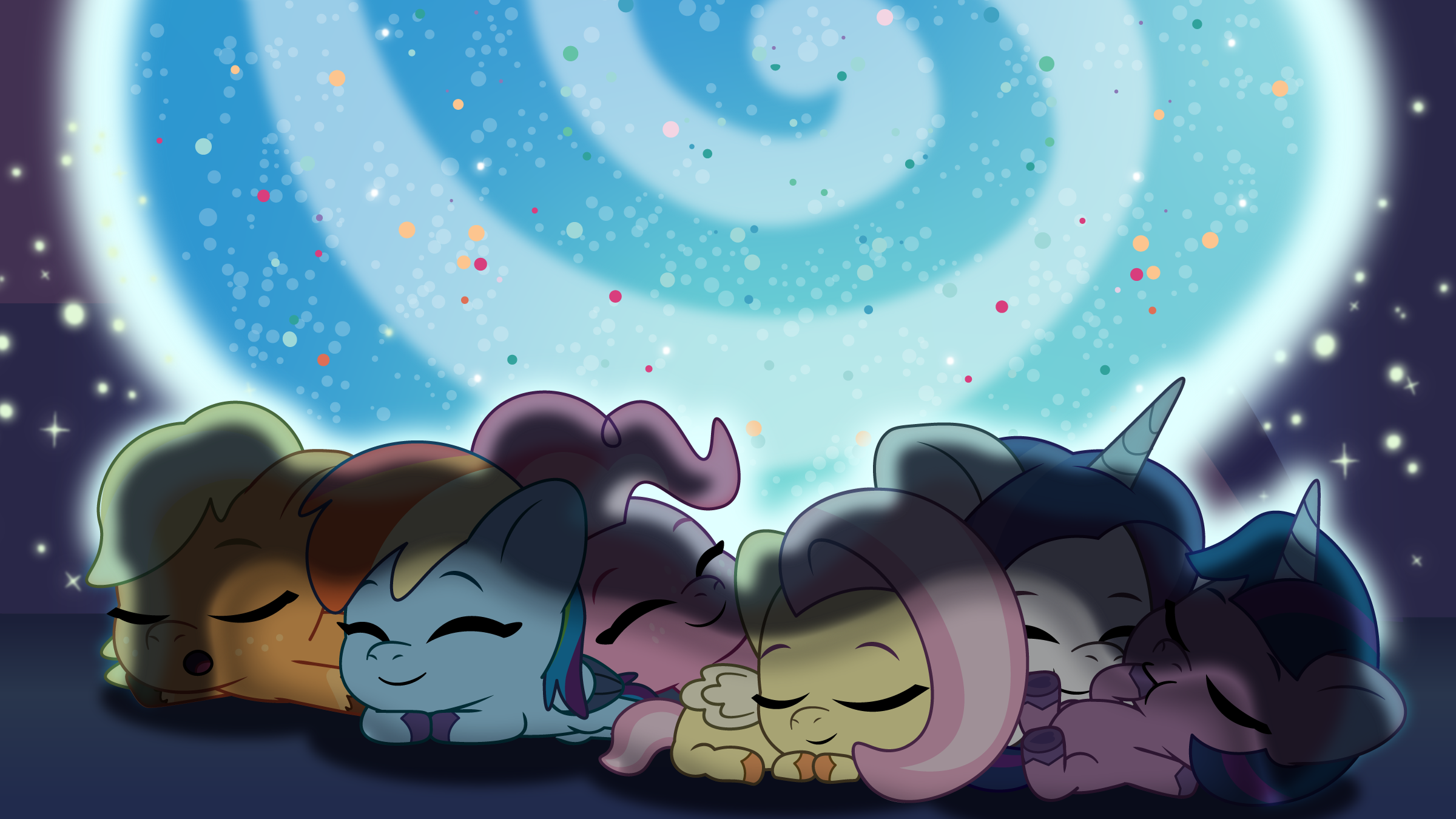 #3495511 - safe, artist:prixy05, derpibooru import, oc, oc:crystal blossom, oc:flicker, oc:gemme ...