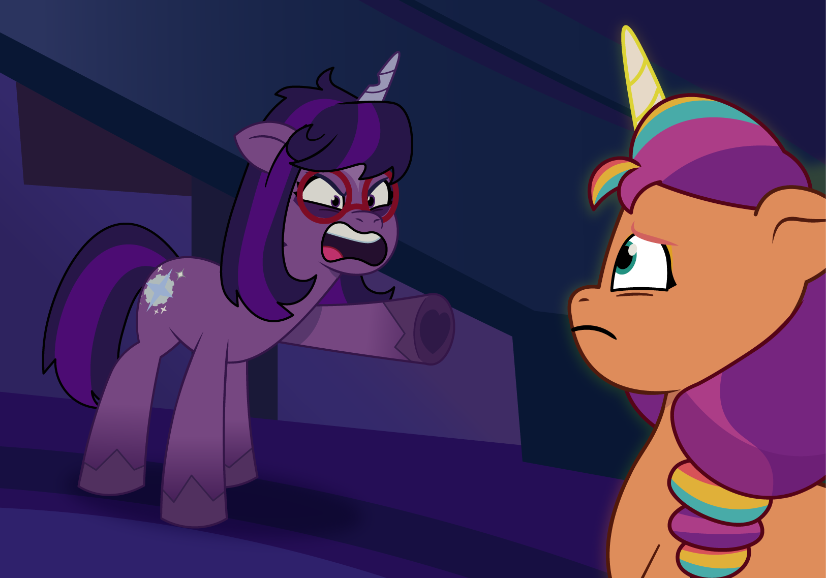 #3500576 - safe, artist:prixy05, derpibooru import, sunny starscout, oc, oc:sparkle sunscout ...