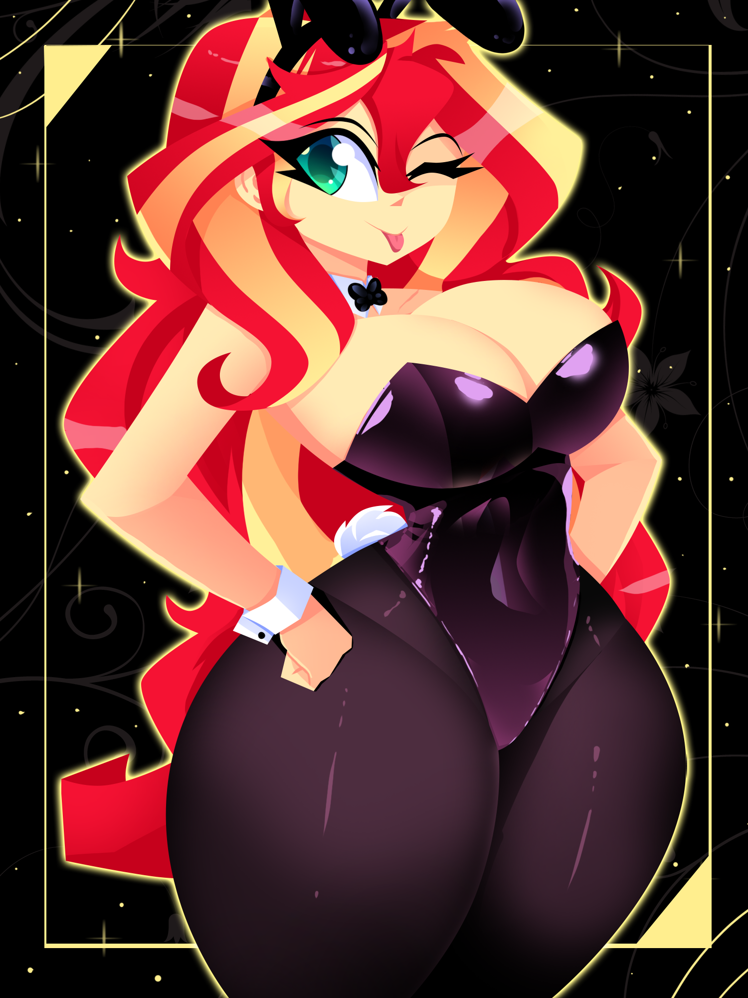 #3503062 - suggestive, artist:xan-gelx, derpibooru import, sunset shimmer, equestria girls, g4 ...