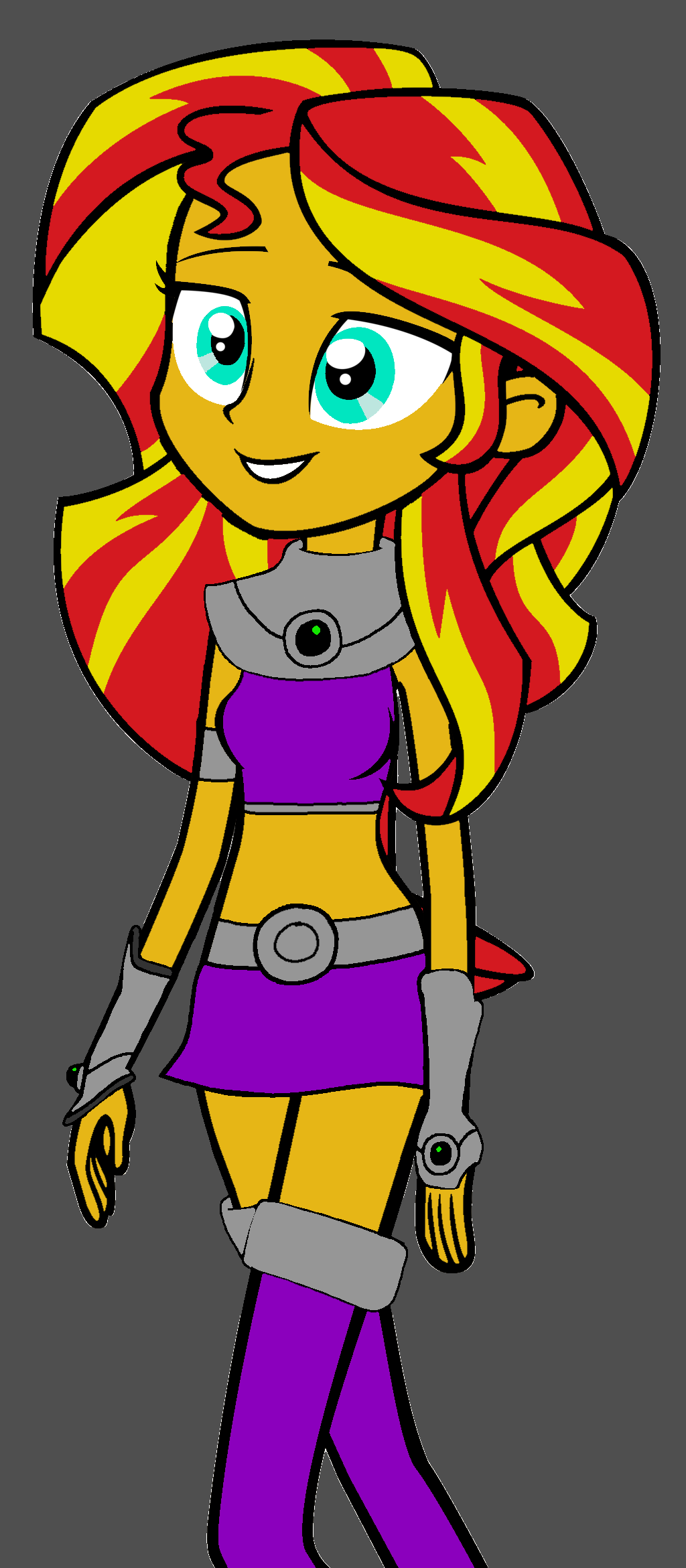 #3612004 - safe, artist:dragonkingamn, derpibooru import, edit, sunset ...